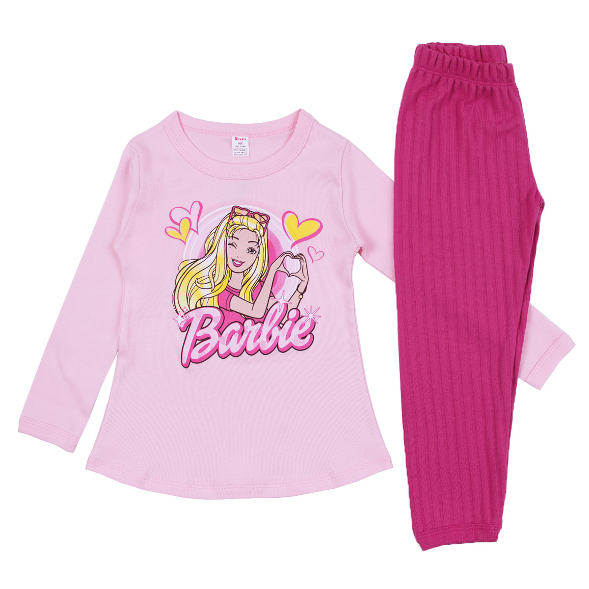 Плътна памучна пижама "Барби" | магазин Косара